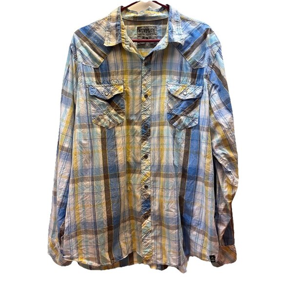 Surplus | Shirts | Surplus Shirt Mens Xxl Western Styling Button Front ...